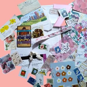Hand Crafted | Office | Big Floral Ephemera Pack For Paper Crafts ...